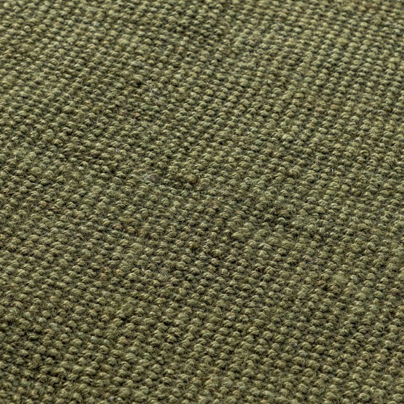 The Rugs Handwoven Jute Green Rug - Natural Quality Comfort