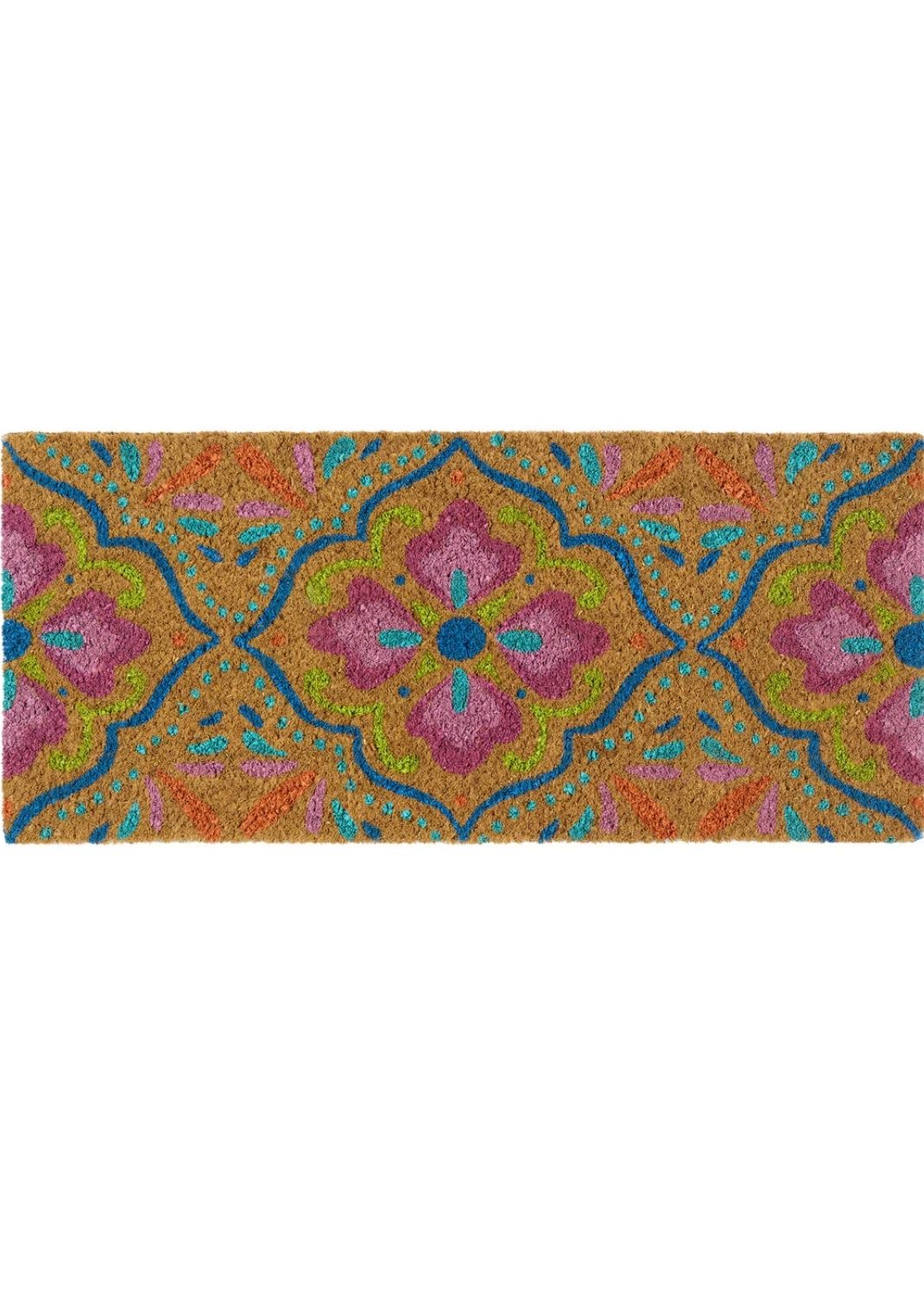 The Rugs Quality Outdoor Bright Tile Coir Insert 23x53cm