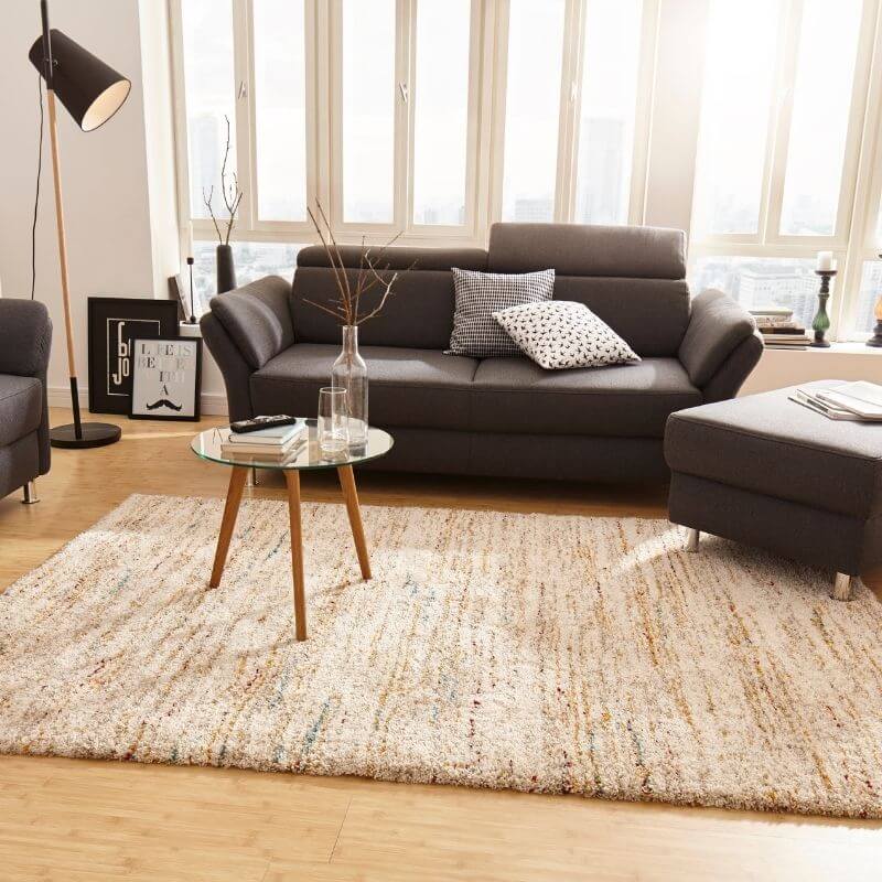 The Rugs Velour Deep-Pile Chic Rug Abstract Design - Stylish