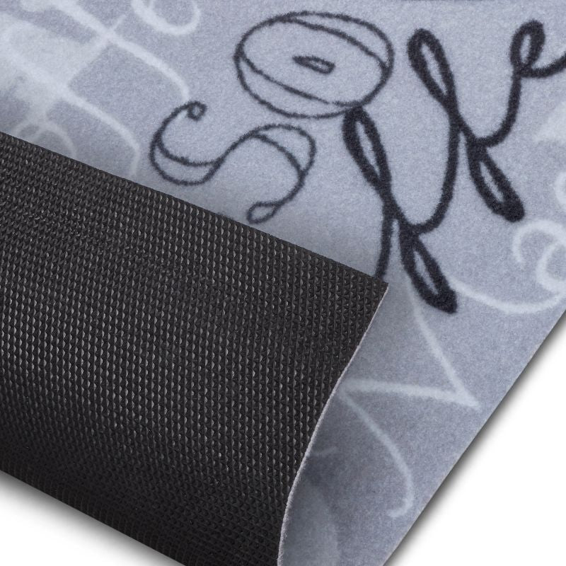 The Rugs Cook & Clean I Like Espresso Kitchen Runner