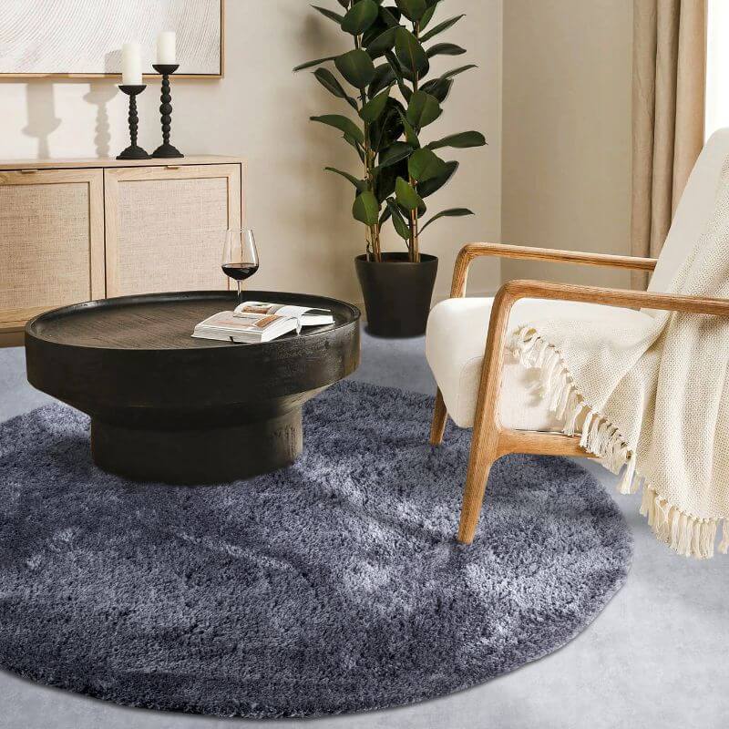 The Rugs Myk Olaf High Pile Rug Plain - Luxurious Comfort