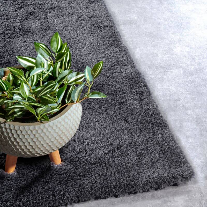 The Rugs Myk Olaf High Pile Rug Plain - Luxurious Comfort