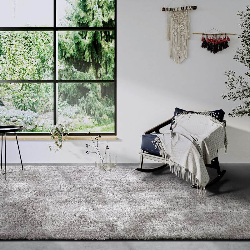 The Rugs Myk Olaf High Pile Rug Plain - Luxurious Comfort
