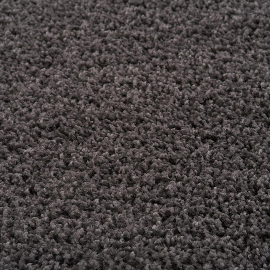 Premium Shaggy Rug Plain Dark Grey | The Rugs