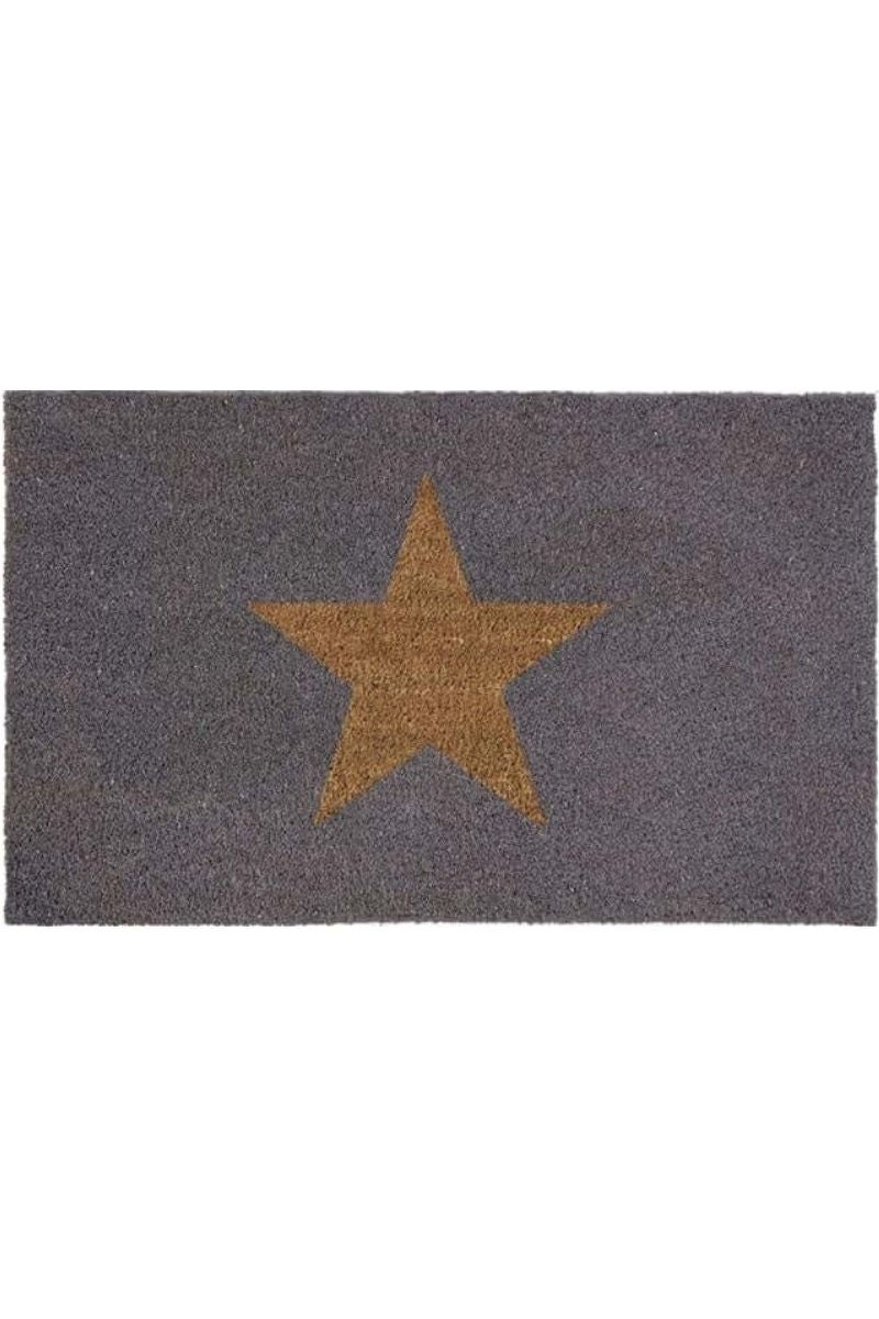 The Rugs Outdoor Printed Star Coir Mat - Durable Quality