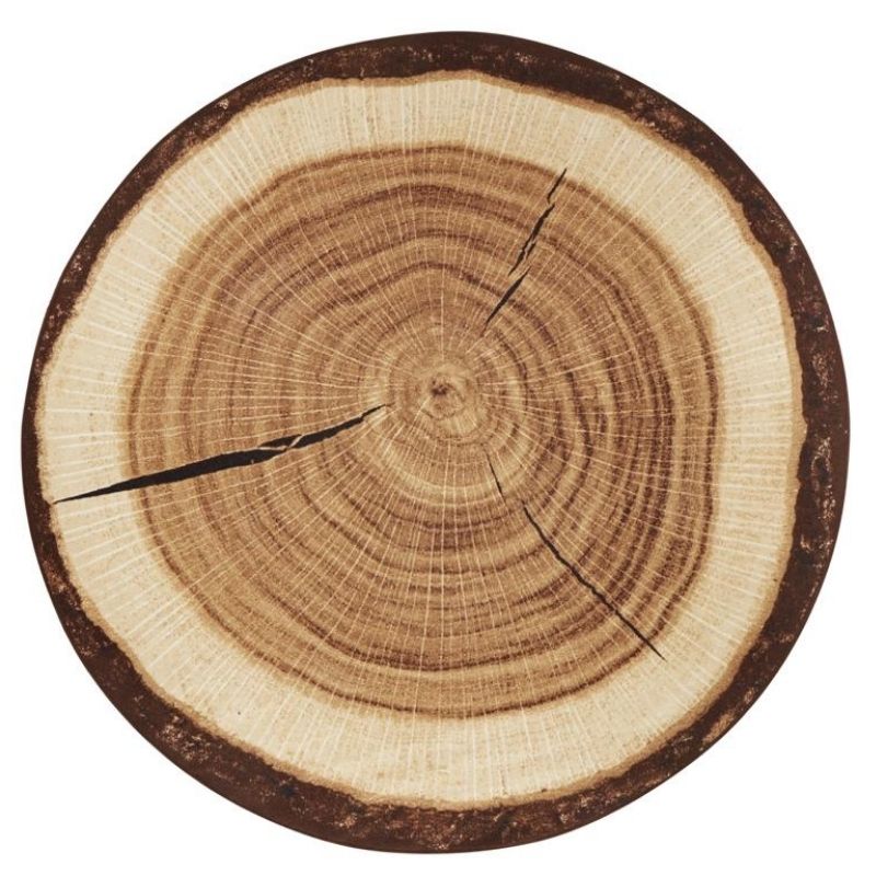 The Rugs Tree Trunk Round Rug -Stylish Comfort for Your Home