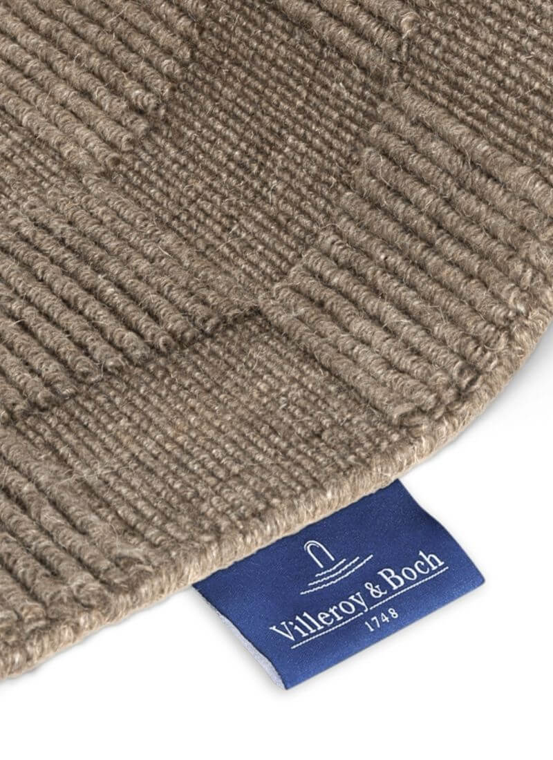 The Rugs Scala Handwoven Wool Rug Grey Beige Quality Comfort