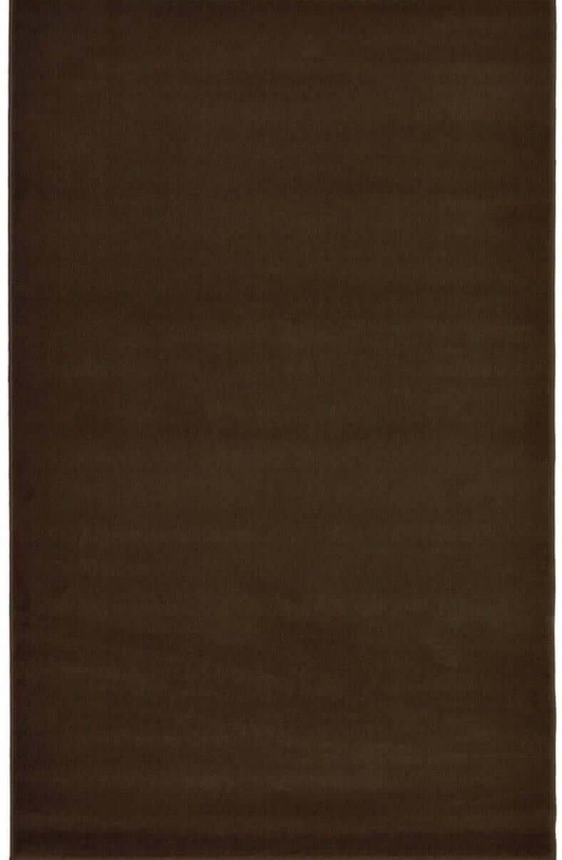 Solid Design Brown Living Room Rug | The Rugs Collection