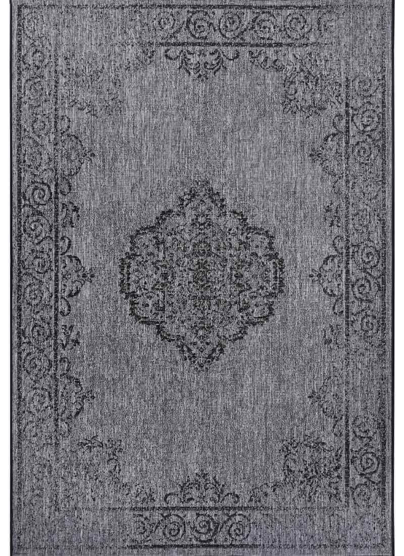 The Rugs Cebu Reversible Dark Grey Indoor-Outdoor Rug