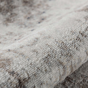 Living Room Rugs - Montana Solid Design in Cream & Grey