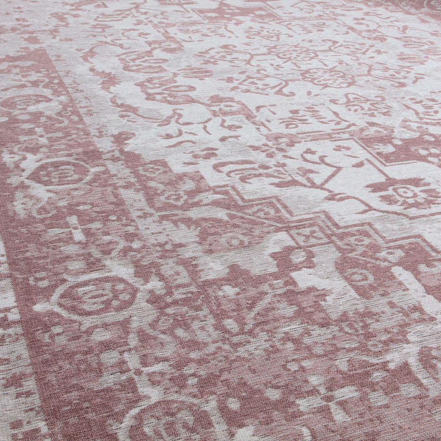 Washable Rug Carina Pink: Stylish & Easy-Care Home Decor