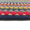Washable Designer Mats Stripe Design in Multicolour | The Rugs